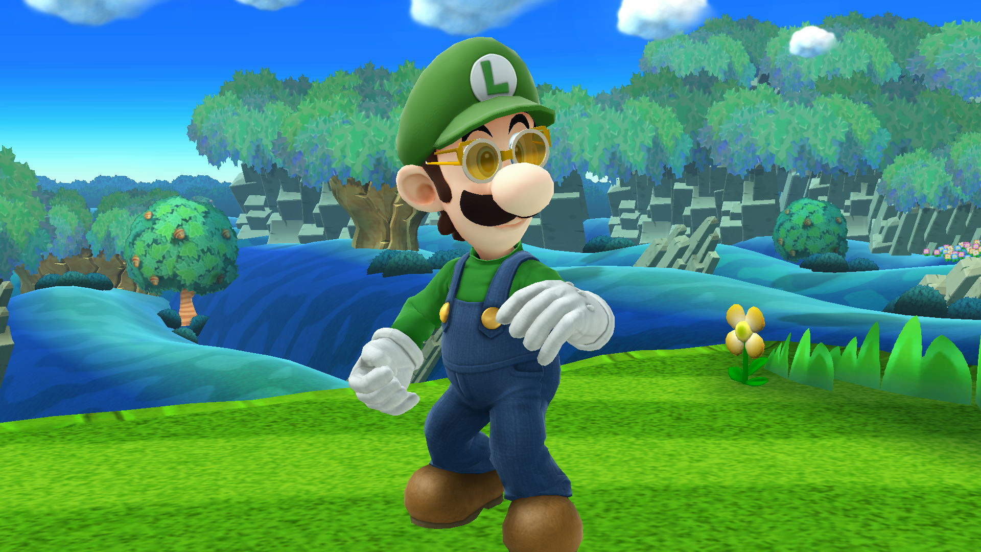 Glasses Weegee [Super Smash Bros. (Wii U)] [Mods]