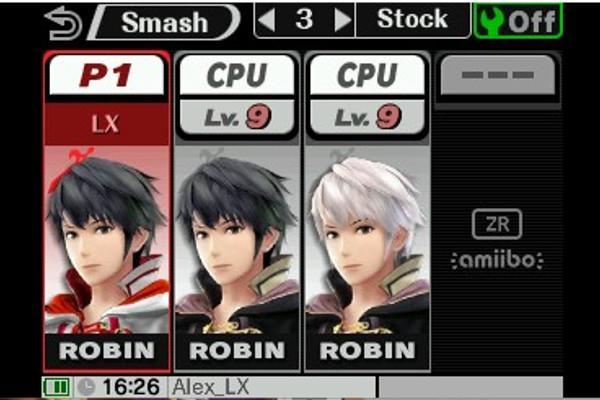 Robin (Dark Hair) [Super Smash Bros. (3DS)] [Mods]