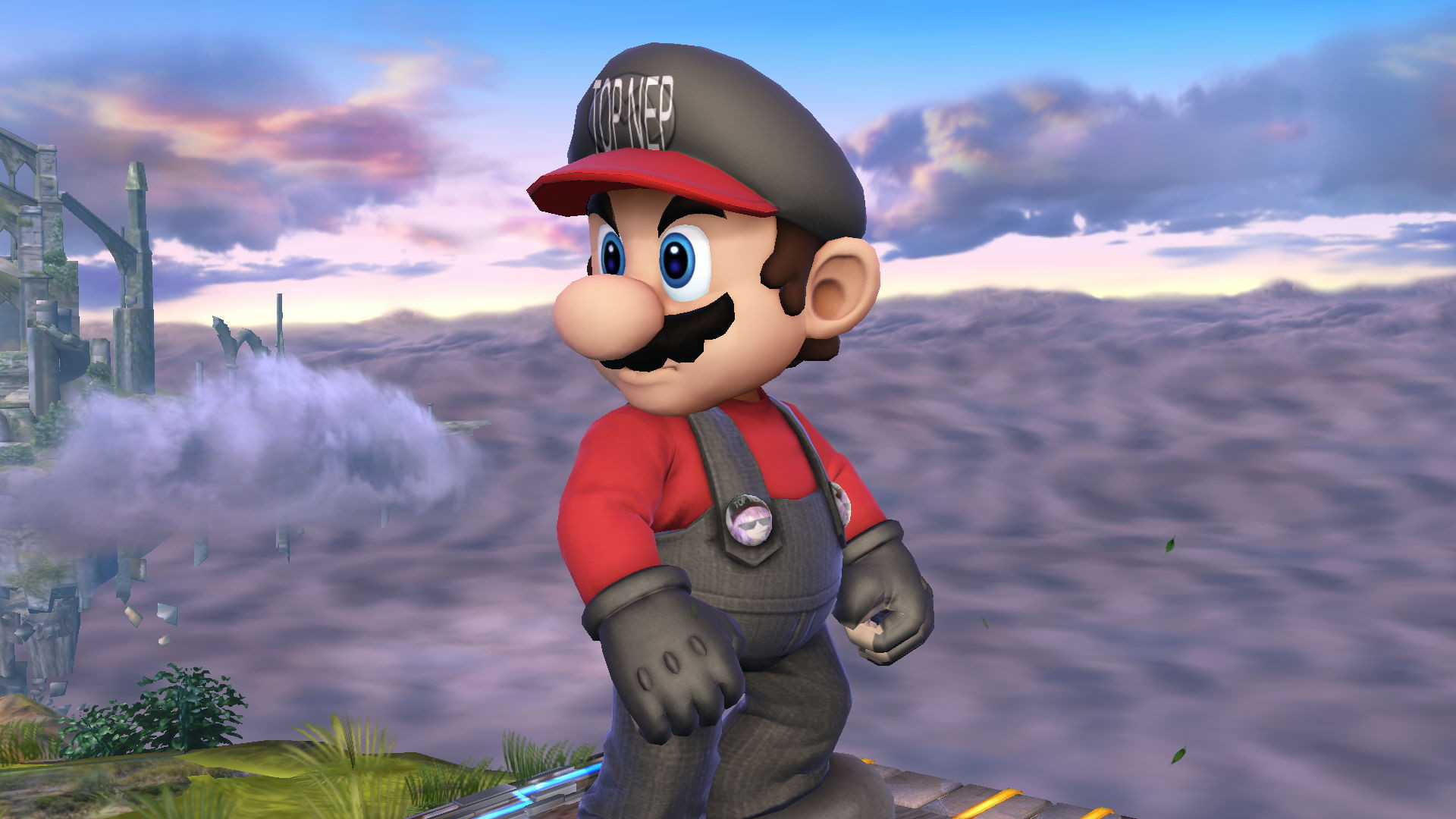 TOP NEP Mario [Super Smash Bros. (Wii U)] [Mods]