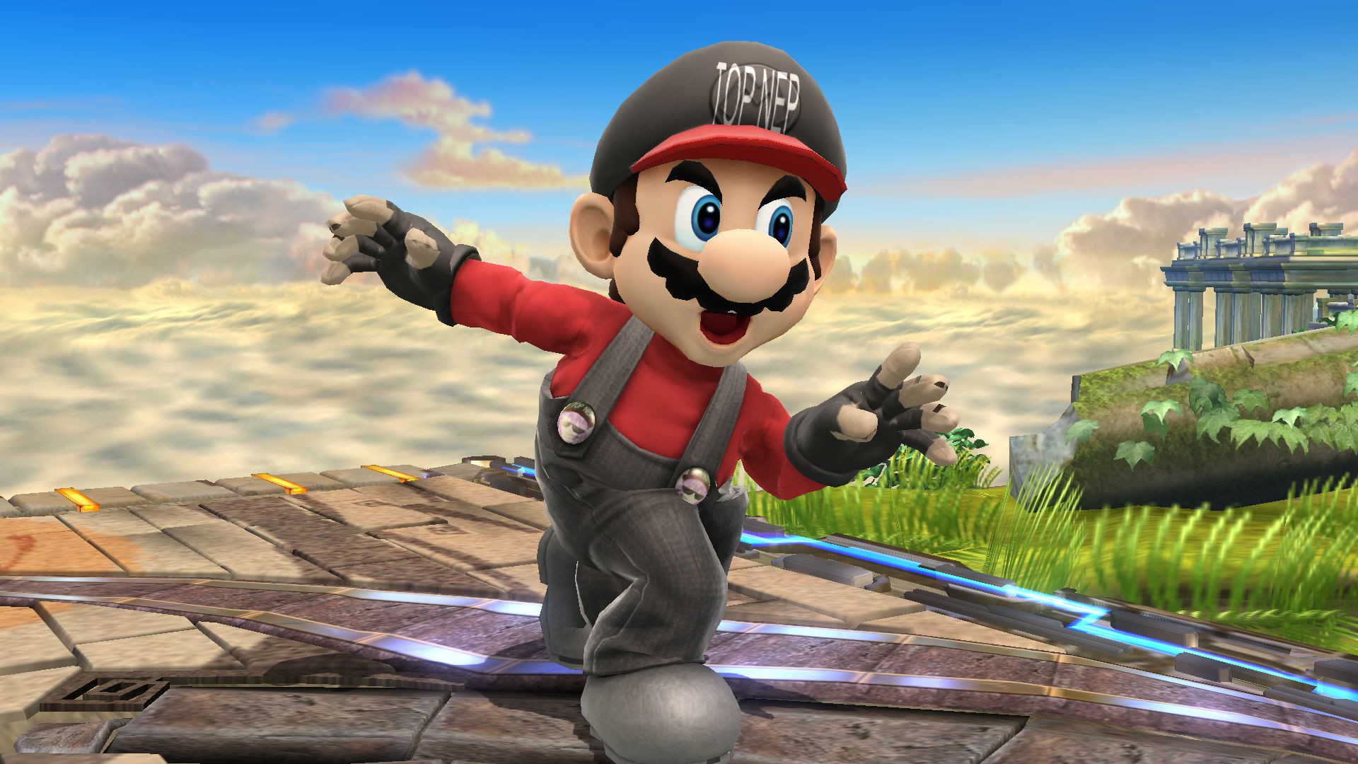 TOP NEP Mario [Super Smash Bros. (Wii U)] [Mods]