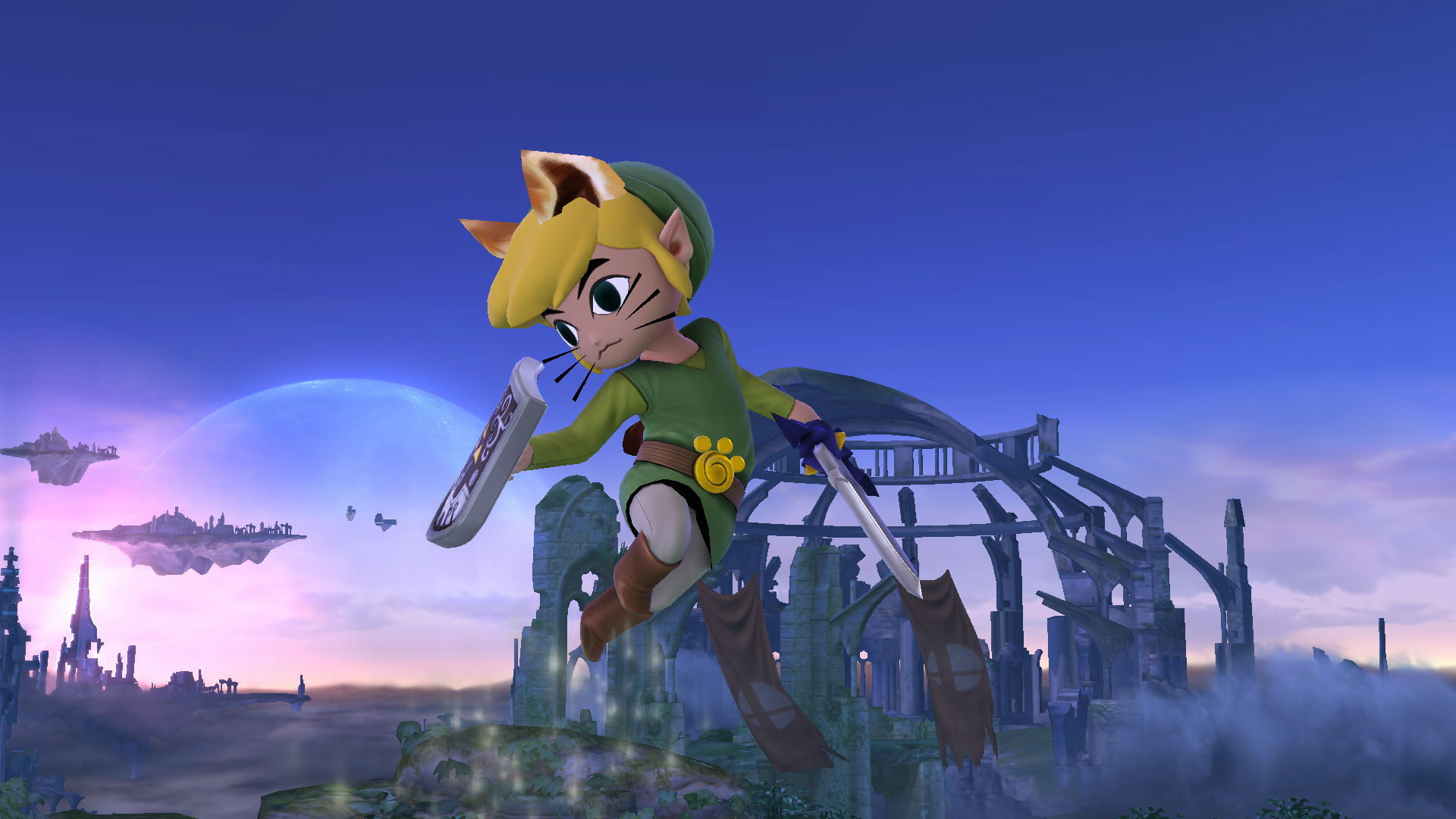 Monster Hunter X's / Generation's Toon Link DLC Mod for Super Smash ...