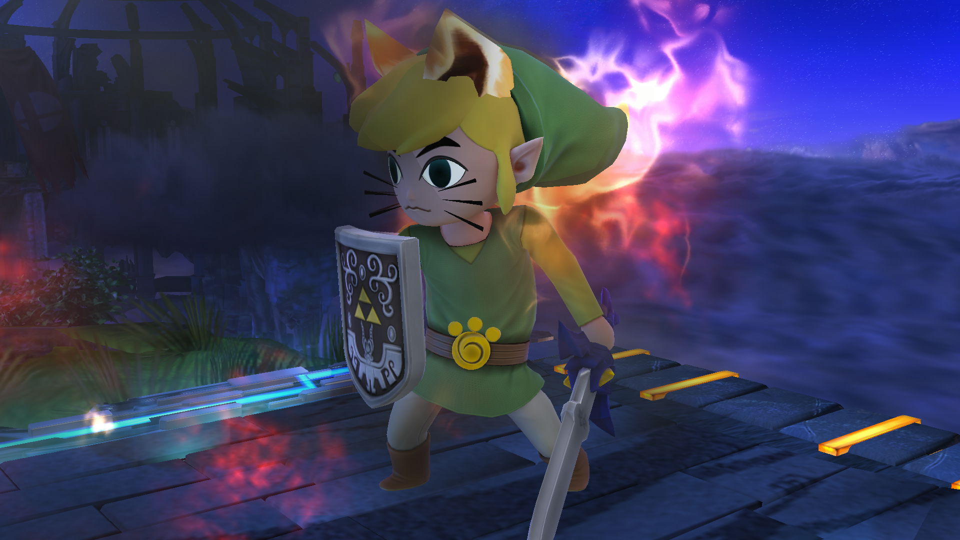 Monster Hunter X's / Generation's Toon Link DLC Mod for Super Smash ...