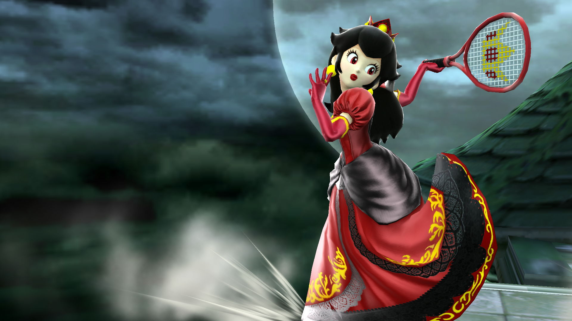 Crimson Princess Peach Mod for Super Smash Bros. (Wii U) | SSB4U Mods