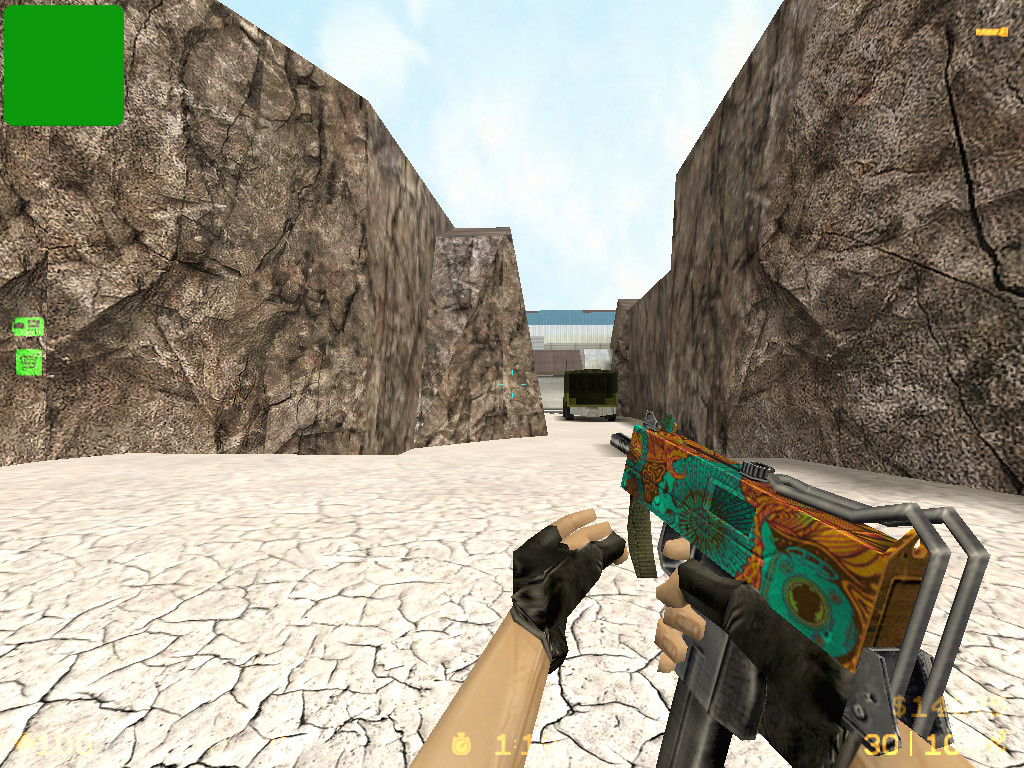 Default MAC-10 w/ Last Dive skin [Counter-Strike 1.6] [Mods]
