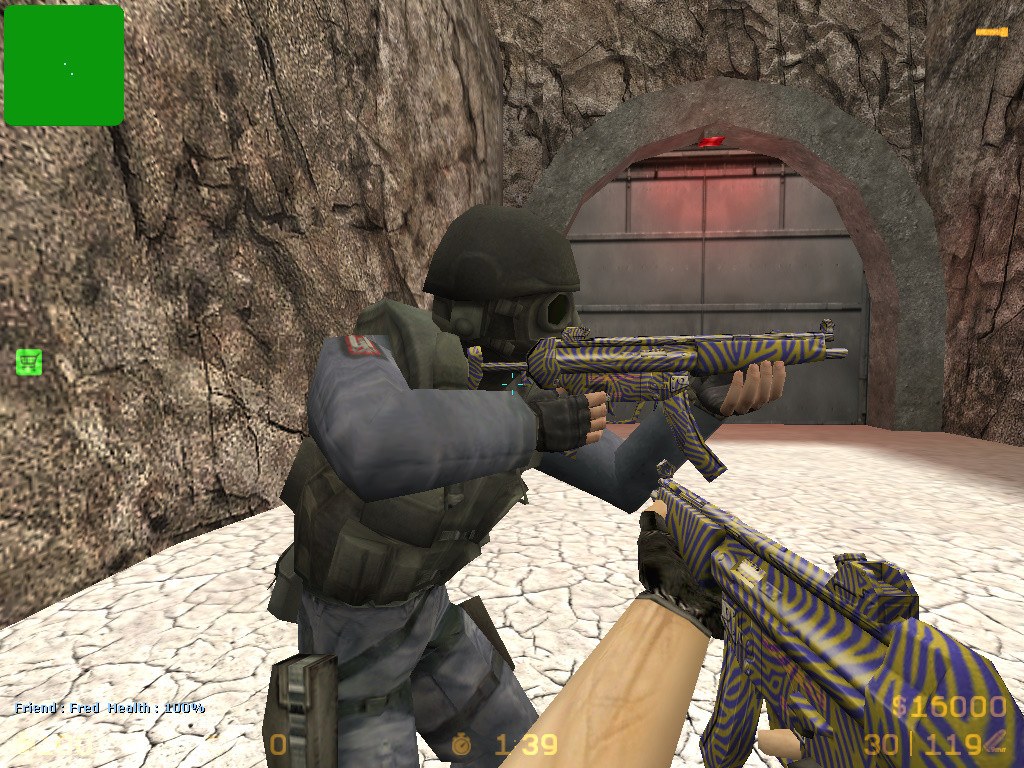 Default MP5 w/ Akoben skin Mod for Counter-Strike 1.6 | CS1.6 Mods