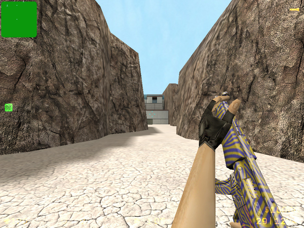 Default MP5 w/ Akoben skin Mod for Counter-Strike 1.6 | CS1.6 Mods