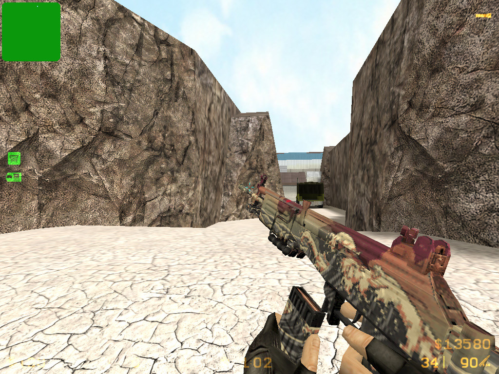 Default Galil w/ Crimson Tsunami skin Mod for Counter-Strike 1.6 | CS1 ...