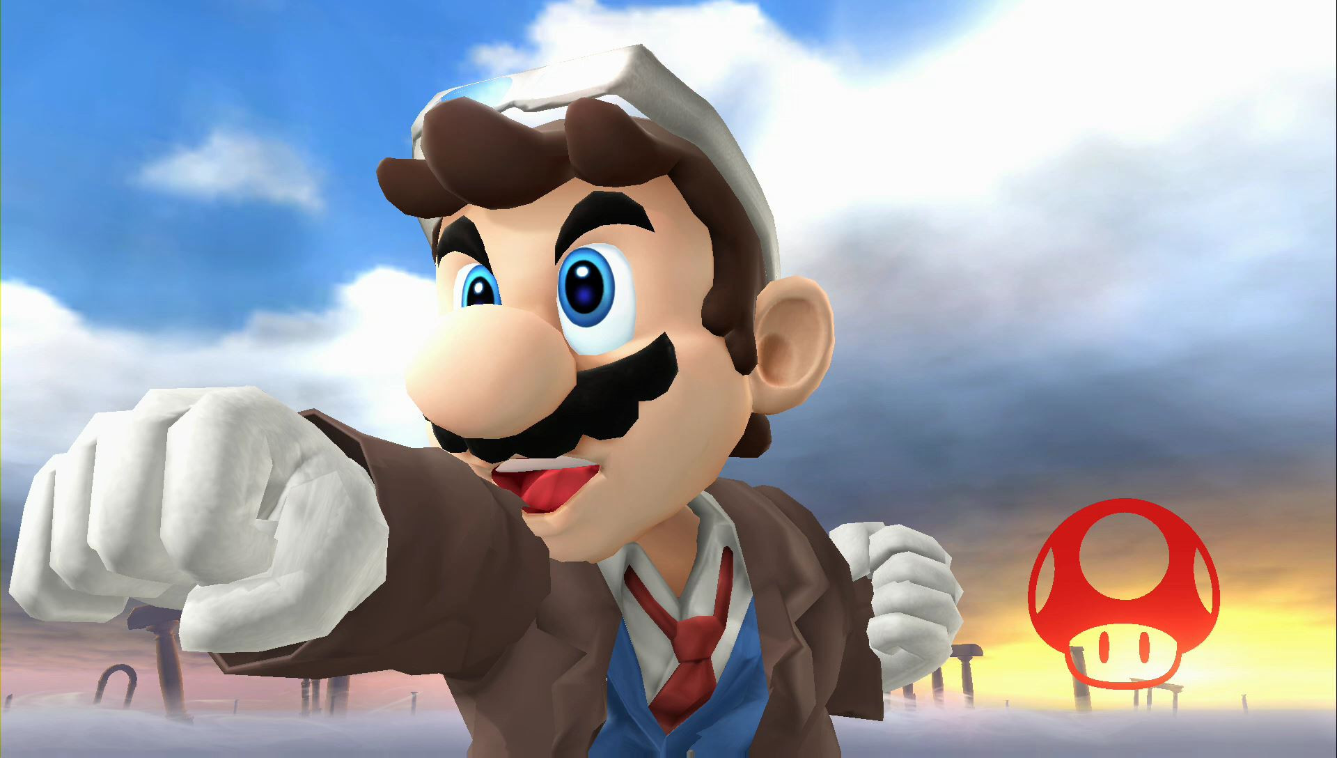 Dr. Who Mario (Over Mario) [Super Smash Bros. (Wii U)] [Mods]