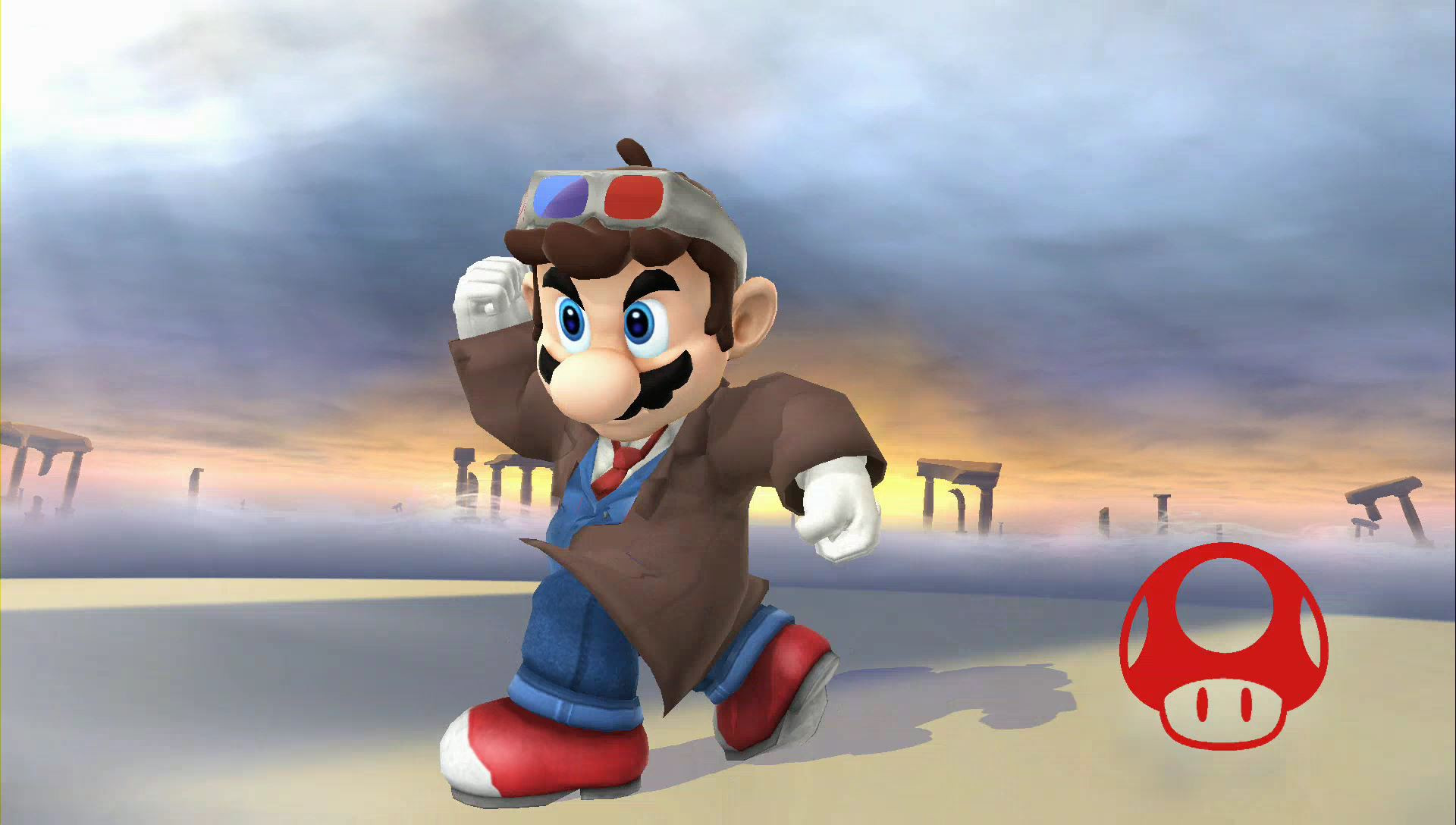 Dr. Who Mario (Over Mario) [Super Smash Bros. (Wii U)] [Mods]