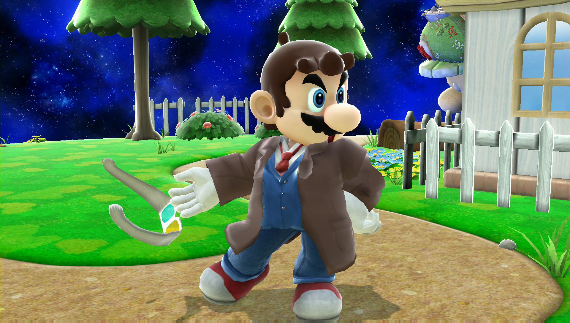 Dr. Who Mario (Over Mario) [Super Smash Bros. (Wii U)] [Mods]