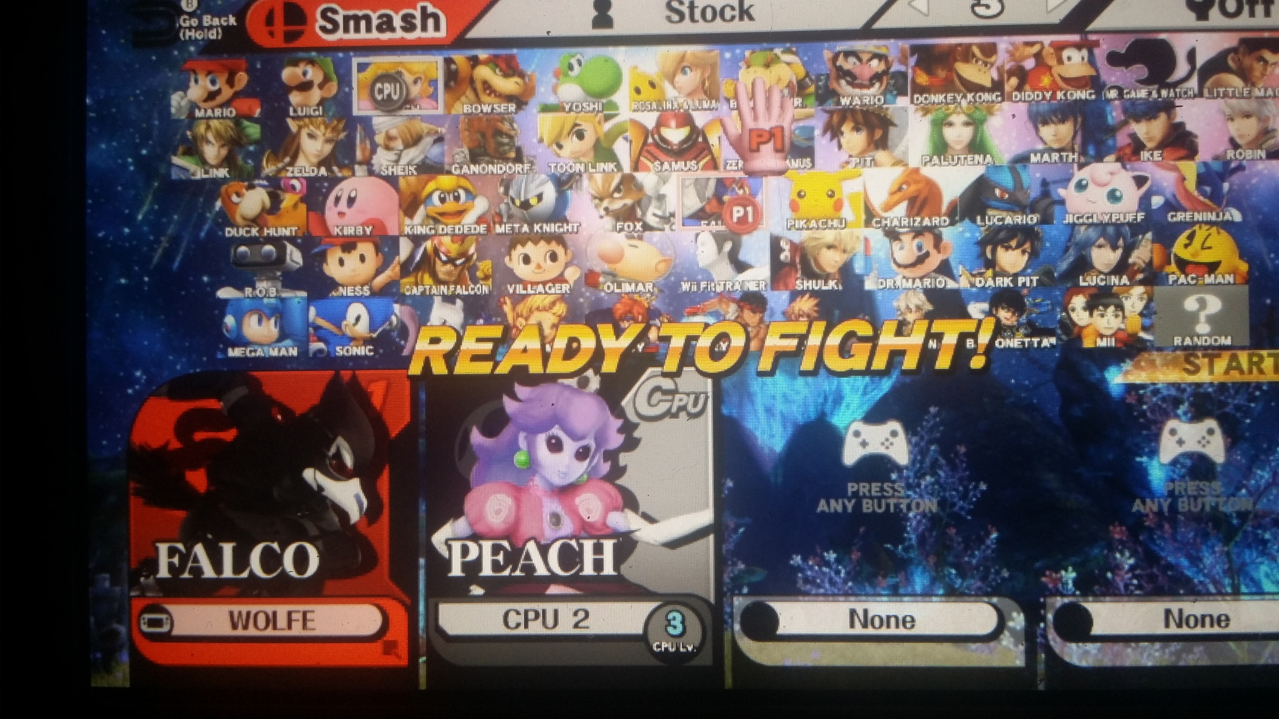 Reaper Alt. Falco UI [Super Smash Bros. (Wii U)] [Mods]