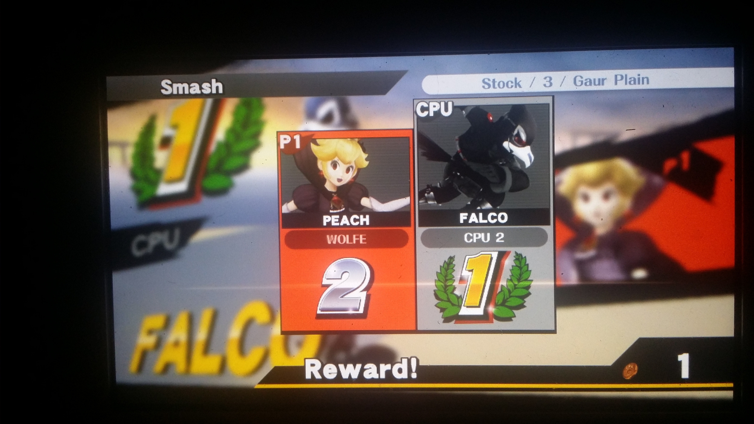 Reaper Alt. Falco UI [Super Smash Bros. (Wii U)] [Mods]