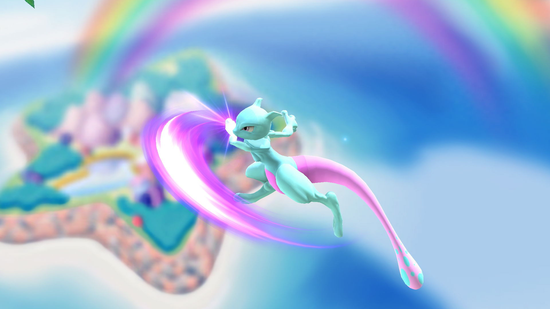 Bubblegum Mewtwo Recolor [Super Smash Bros. (Wii U)] [Mods]