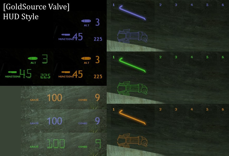 [GoldSource Valve] HUD Style Mod for Half-Life 2 | HL2 Mods