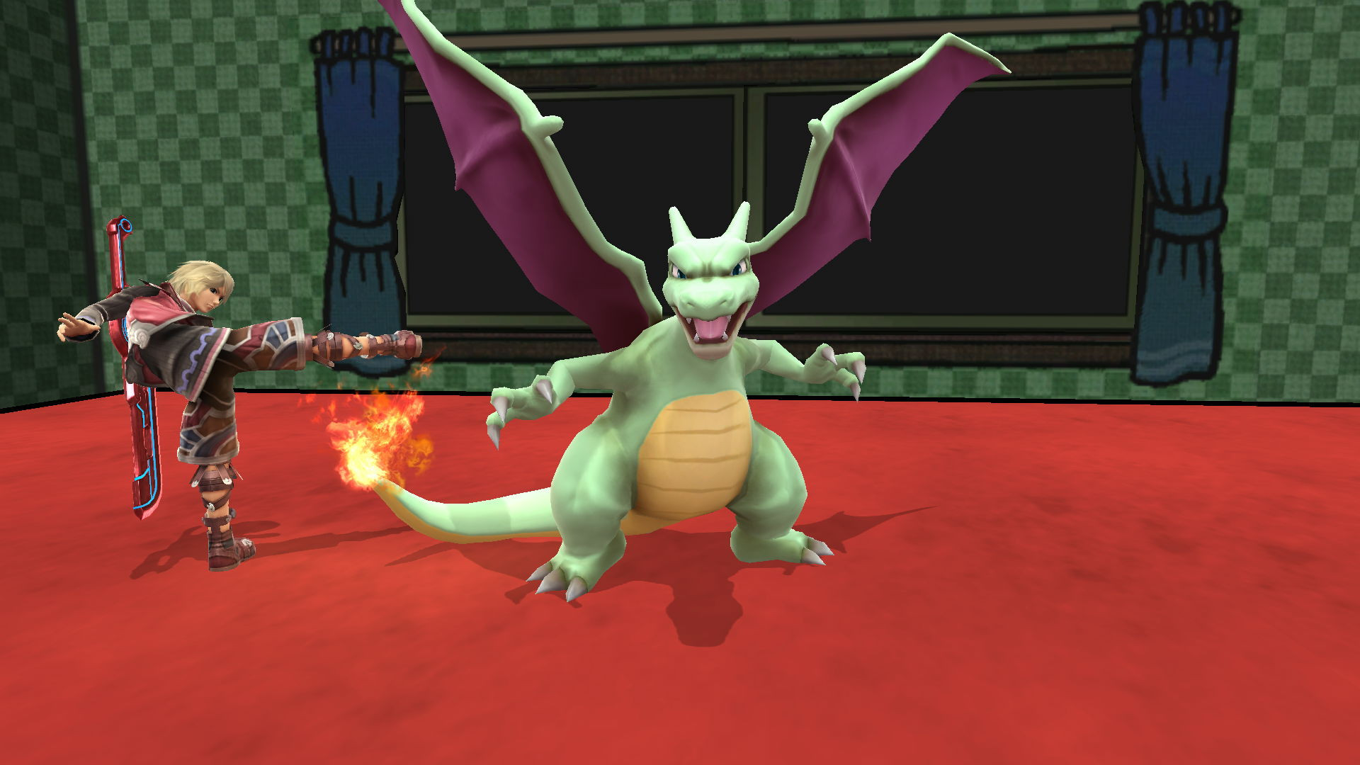 Shiny Dragonite Themed Zard Mod for Super Smash Bros. (Wii U) | SSB4U Mods