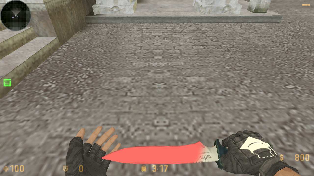 Knife | 1000 Degree in CSO Hands Mod for Counter-Strike 1.6 | CS1.6 Mods