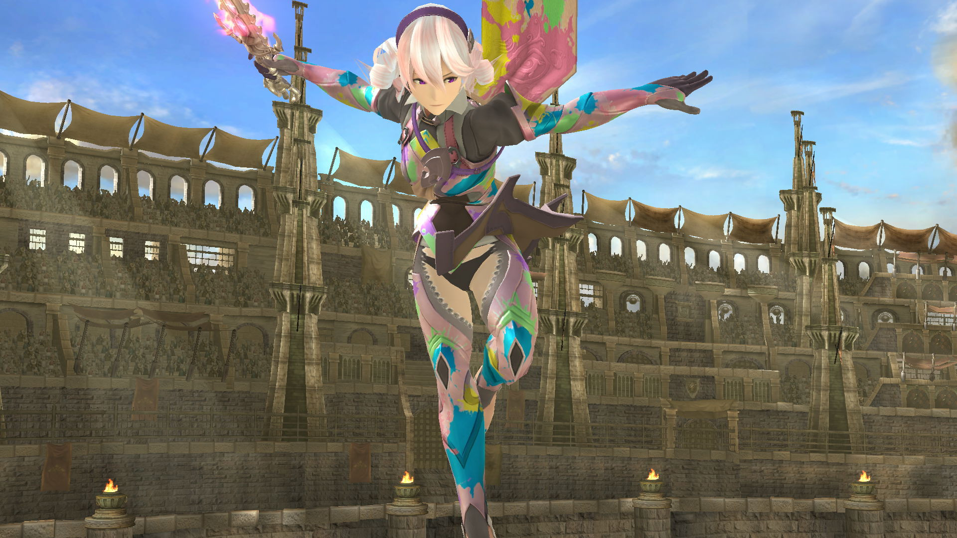 Easter Palooza Paint Splatter Female Corrin Mod for Super Smash Bros ...