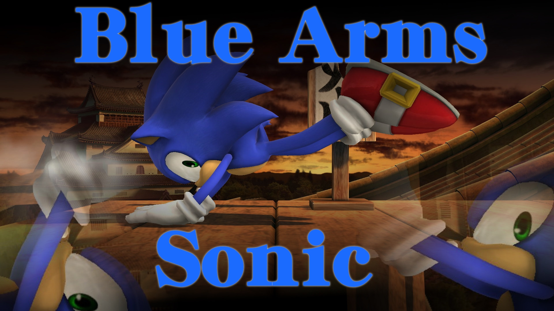 Blue Arms Sonic [Super Smash Bros. (Wii U)] [Mods]