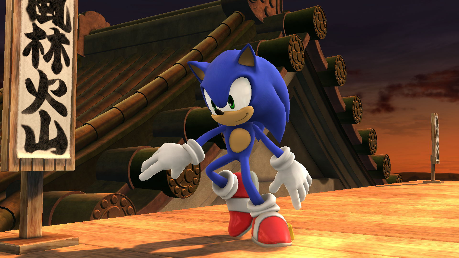 Blue Arms Sonic Mod for Super Smash Bros. (Wii U) | SSB4U Mods