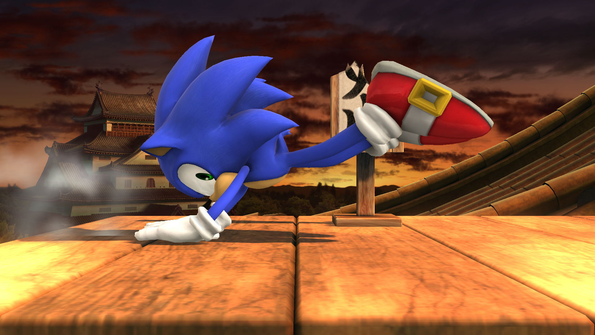 Blue Arms Sonic [Super Smash Bros. (Wii U)] [Mods]