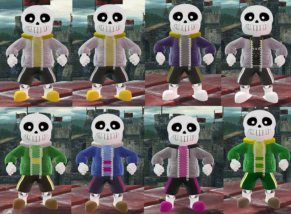 Sans Mod for Super Smash Bros. (Wii U) | SSB4U Mods