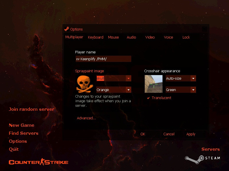 GUI | Nebula [Counter-Strike 1.6] [Mods]