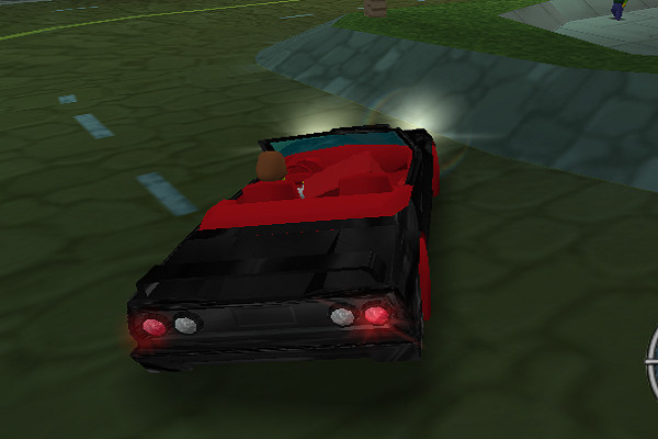 Black and Red Ferrari Mod for The Simpsons: Hit & Run | SHAR Mods