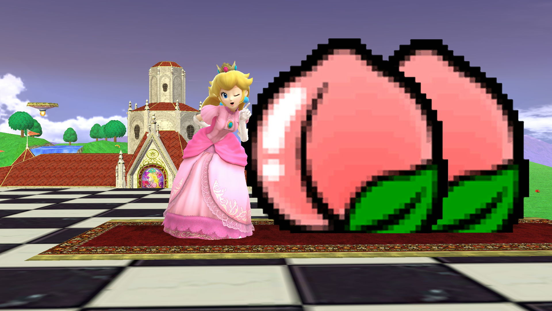 Modern peach recolor Mod for Super Smash Bros. (Wii U) | SSB4U Mods
