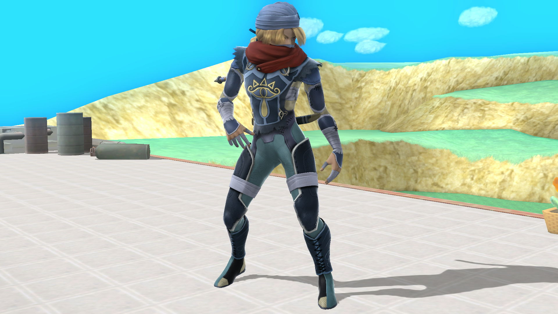 Blue/ Red Brawl Sheik Mod for Super Smash Bros. (Wii U) | SSB4U Mods