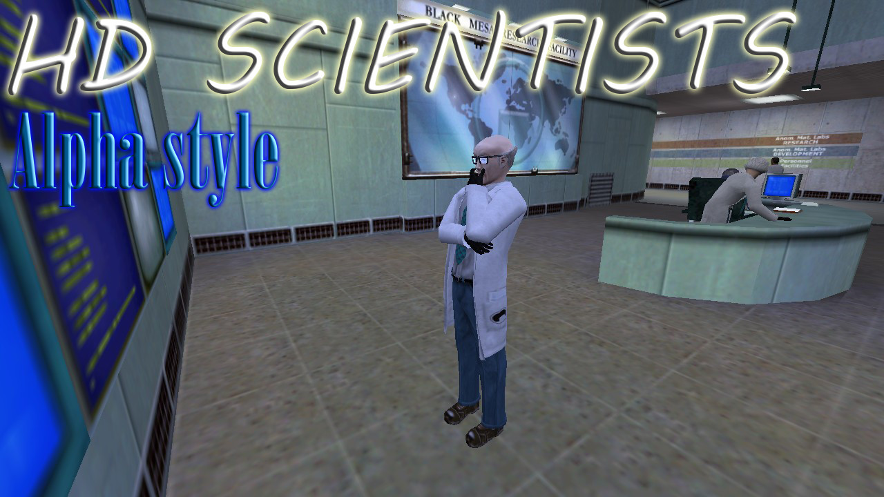 HD Scientists Alpha style Mod for Half-Life | HL Mods