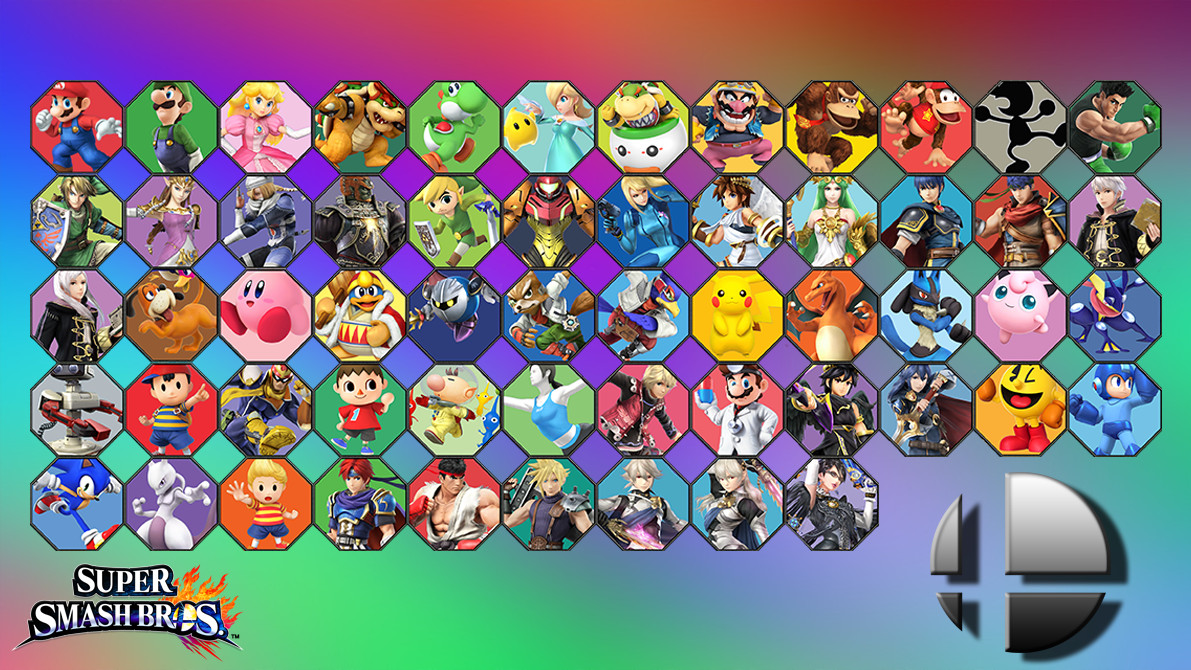 Octagonal Smash Roster Loading Screen Mod for Super Smash Bros. (Wii U ...