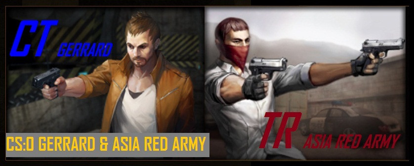 CSO Gerrard & Asia Red Army Mod for Counter-Strike 1.6 | CS1.6 Mods