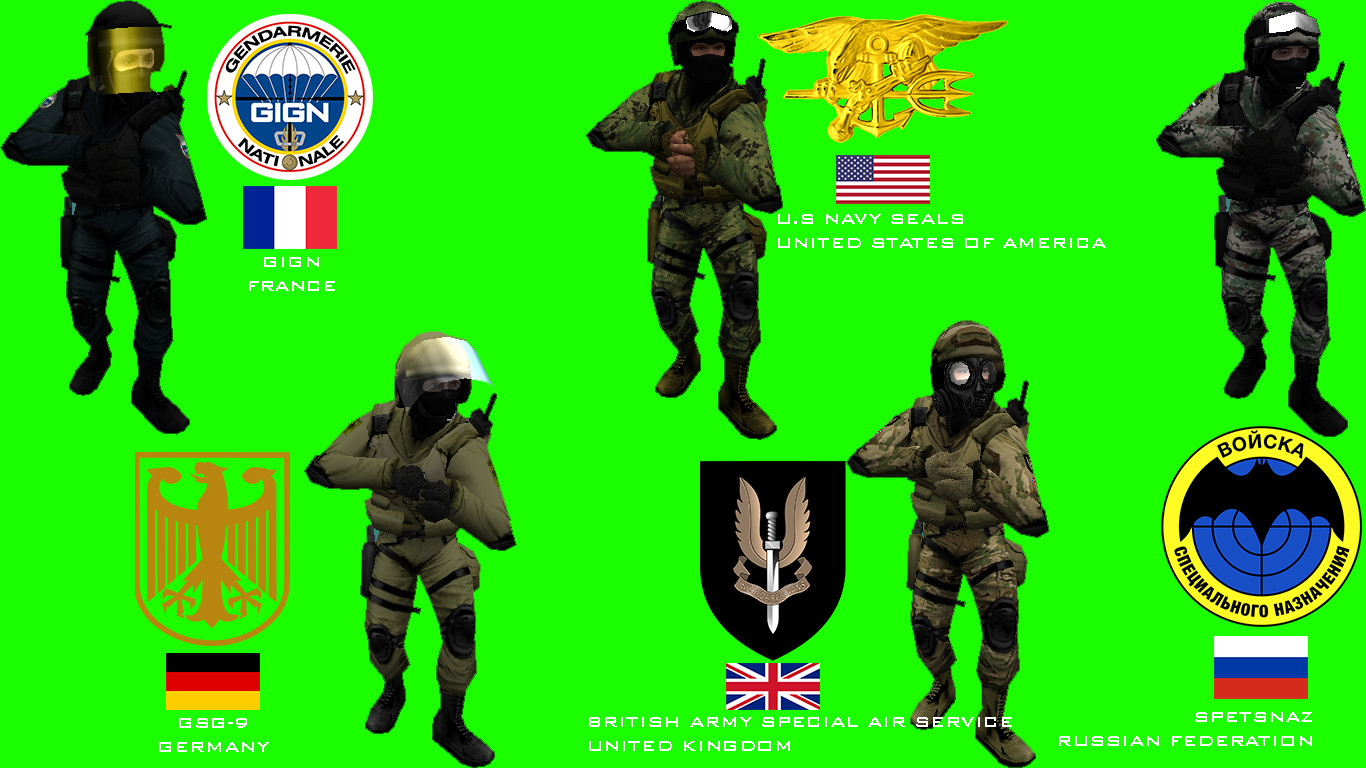 Realistic CT Team V3 [Counter-Strike: Condition Zero] [Mods]