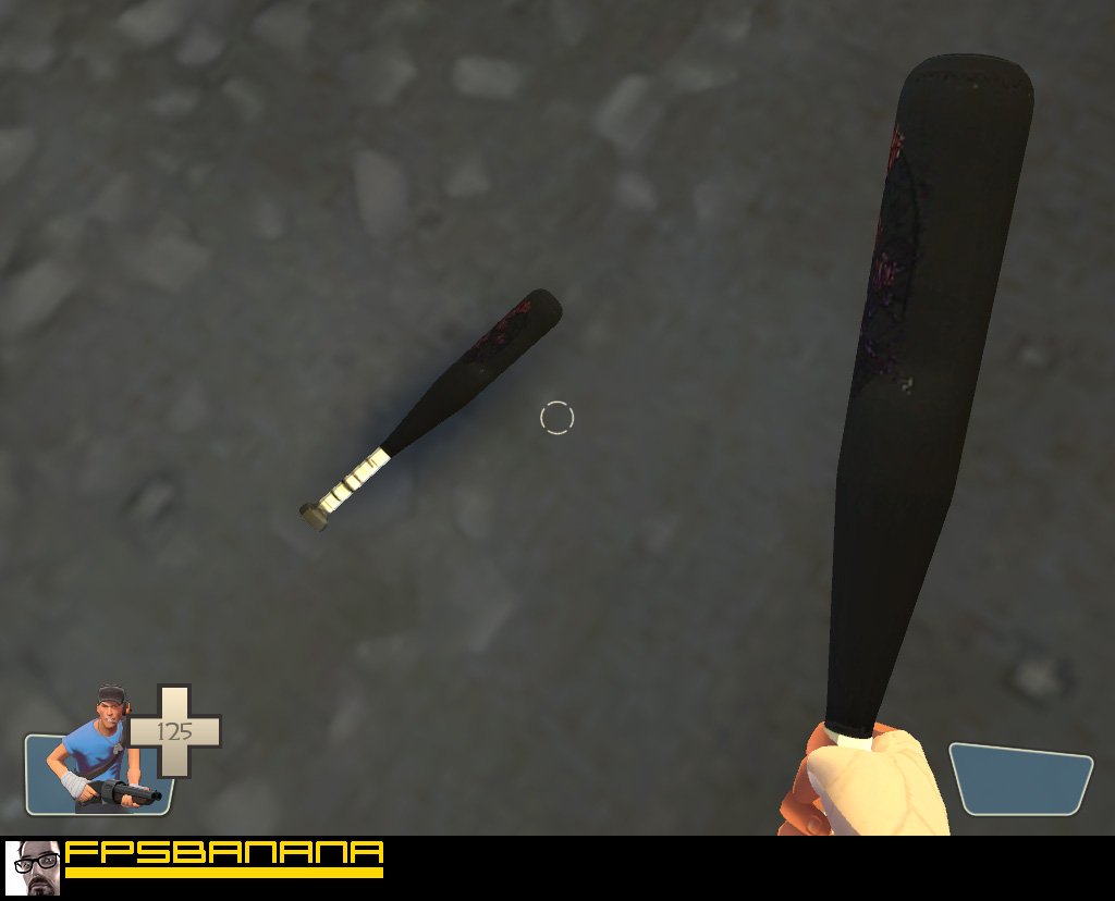 Black Brain Stain Bat [Team Fortress 2] [Mods]