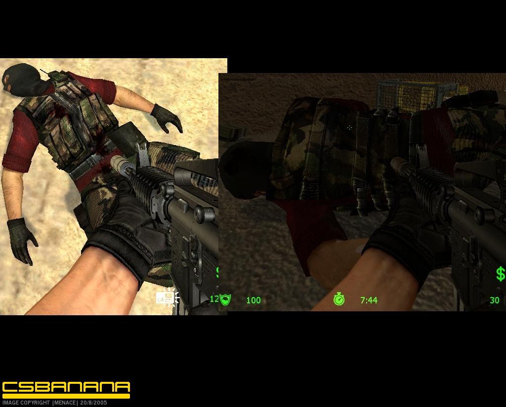 Red Camo Clothing [Counter-Strike: Source] [Mods]