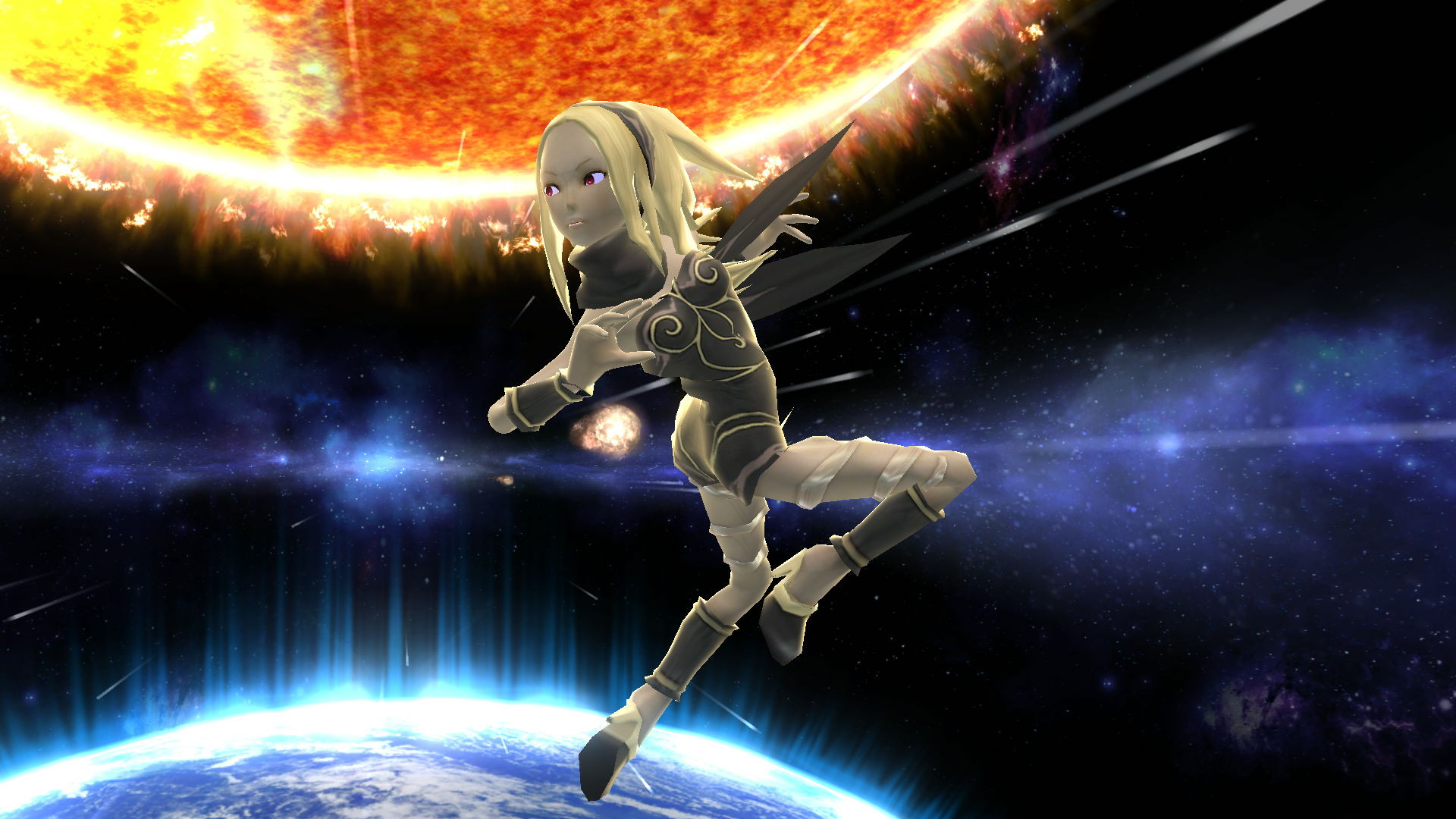 Kat (Gravity Rush/Daze) Mod for Super Smash Bros. (Wii U) | SSB4U Mods