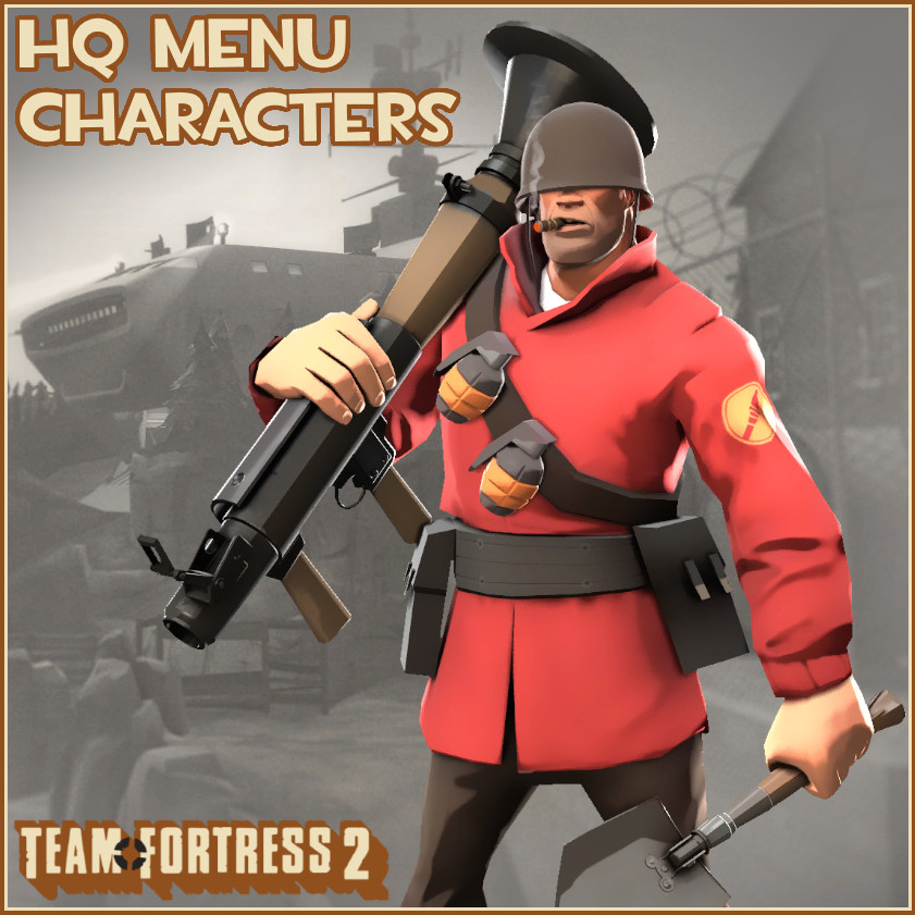 HQ Menu Characters Mod for Team Fortress 2 | TF2 Mods