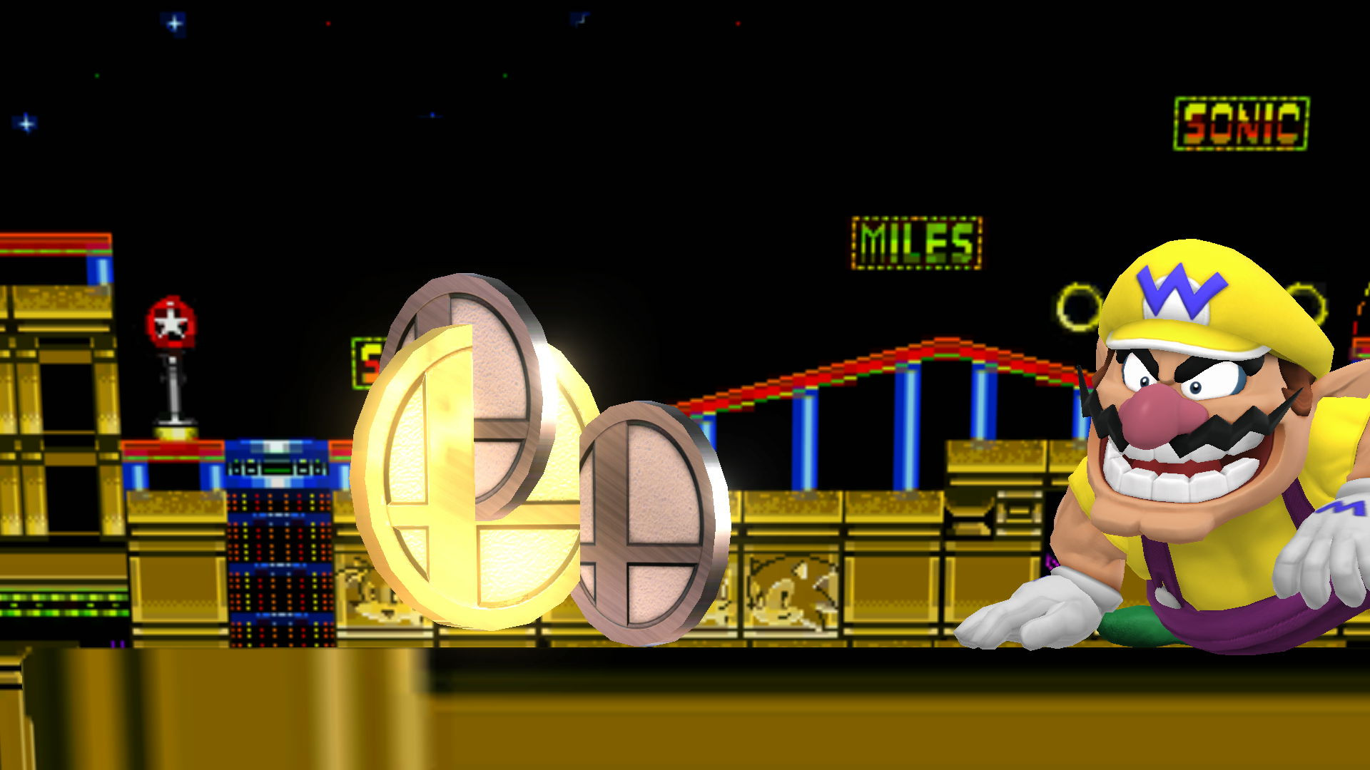 Casino Night Zone [Super Smash Bros. (Wii U)] [Mods]