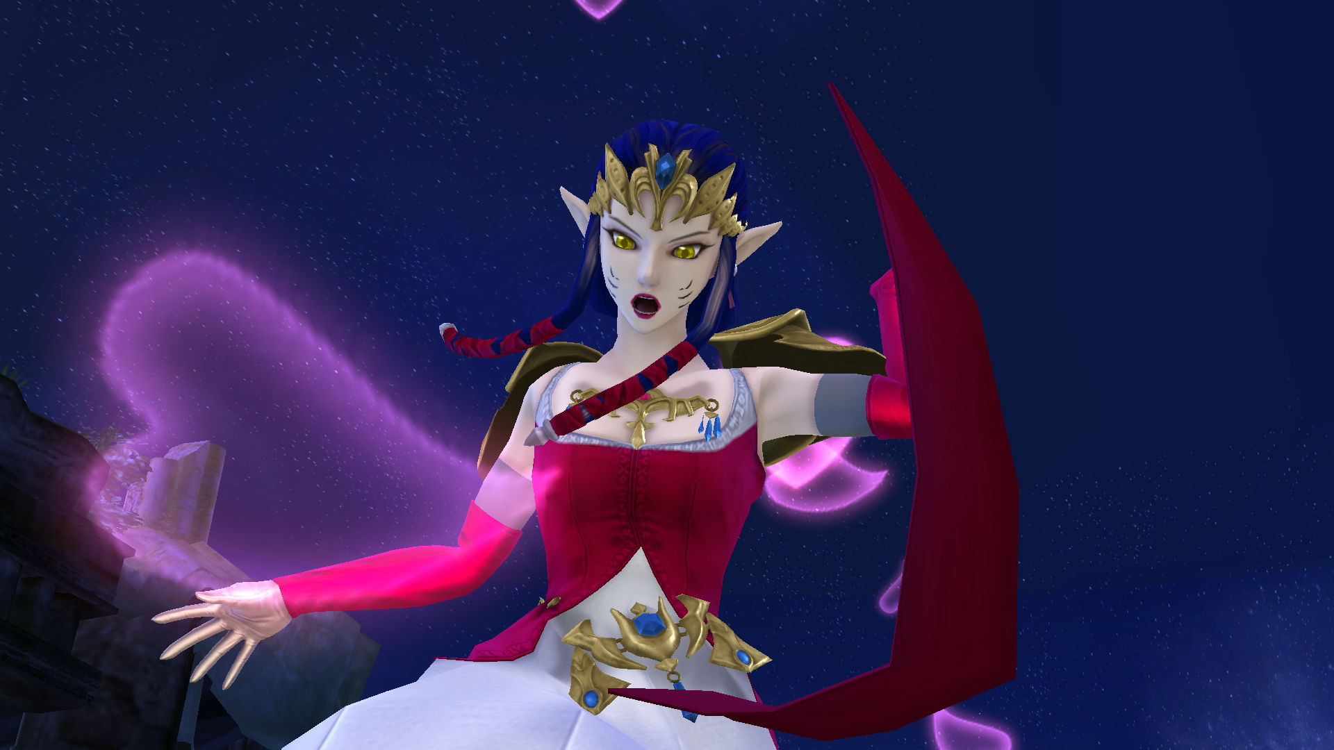 Zelda - Recolor Ahri (LoL) Mod for Super Smash Bros. (Wii U) | SSB4U Mods