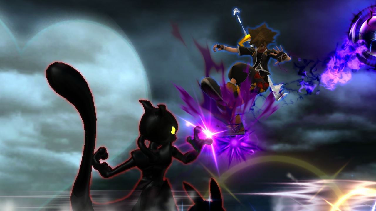 Darkside Mewtwo (AKA Heartless Mewtwo) [Super Smash Bros. (Wii U)] [Mods]