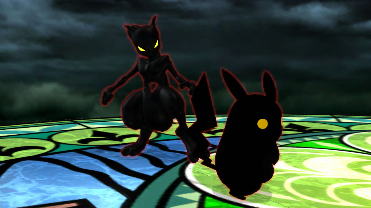 Darkside Mewtwo (AKA Heartless Mewtwo) [Super Smash Bros. (Wii U)] [Mods]