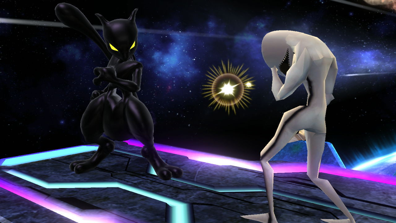 Darkside Mewtwo (AKA Heartless Mewtwo) [Super Smash Bros. (Wii U)] [Mods]