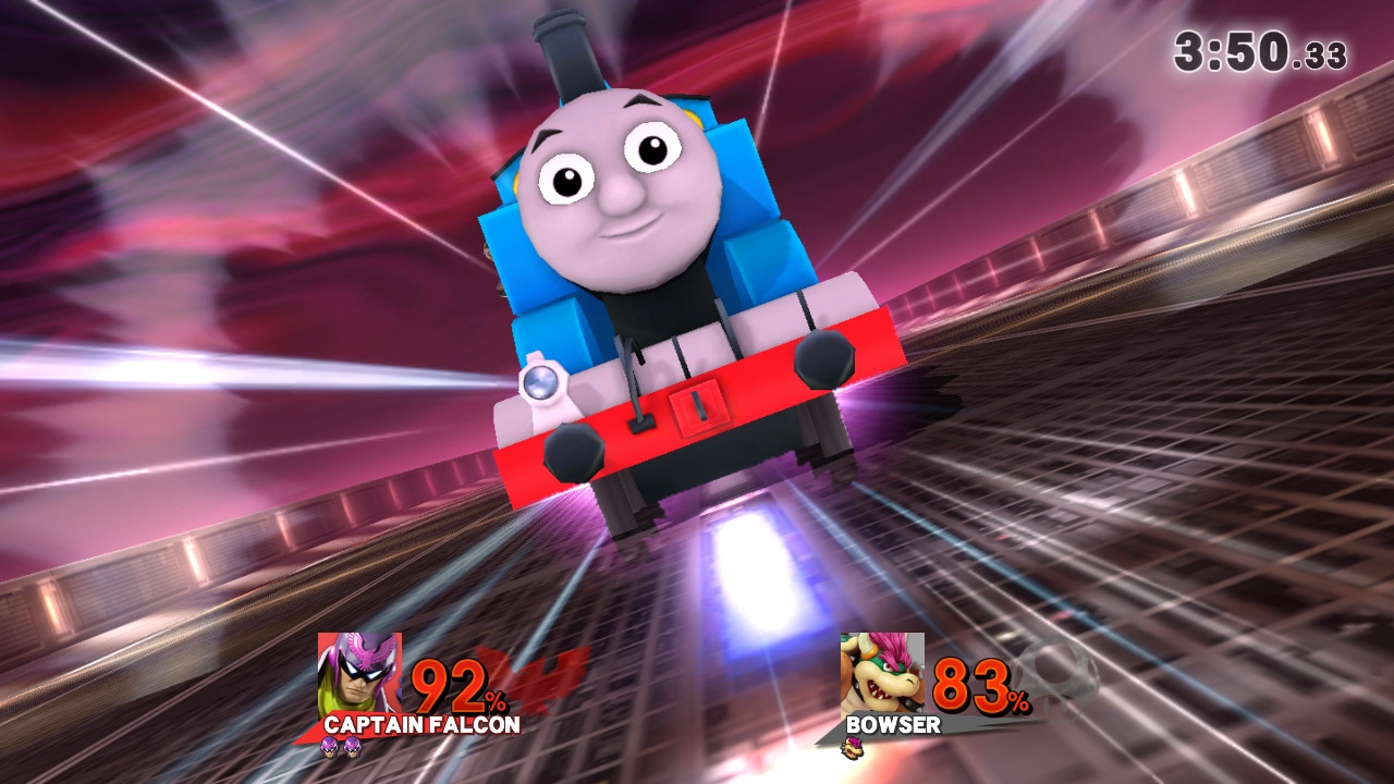 Thomas the Tank Engine (Blue Falcon) Mod for Super Smash Bros. (Wii U ...