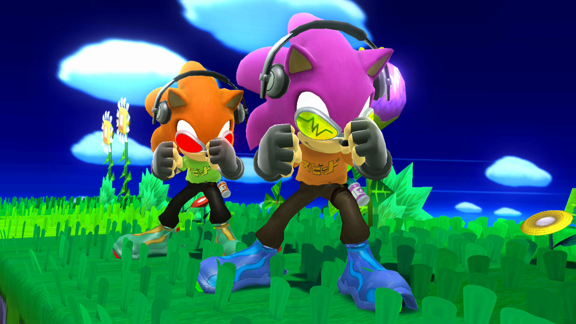 Jet Set Sonic Recolors Mod for Super Smash Bros. (Wii U) | SSB4U Mods