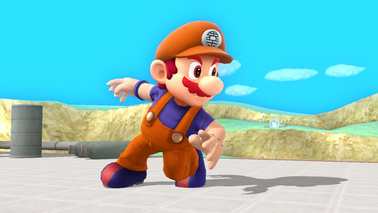 Saiyan Mario Pack (DBZ) [Super Smash Bros. (Wii U)] [Mods]