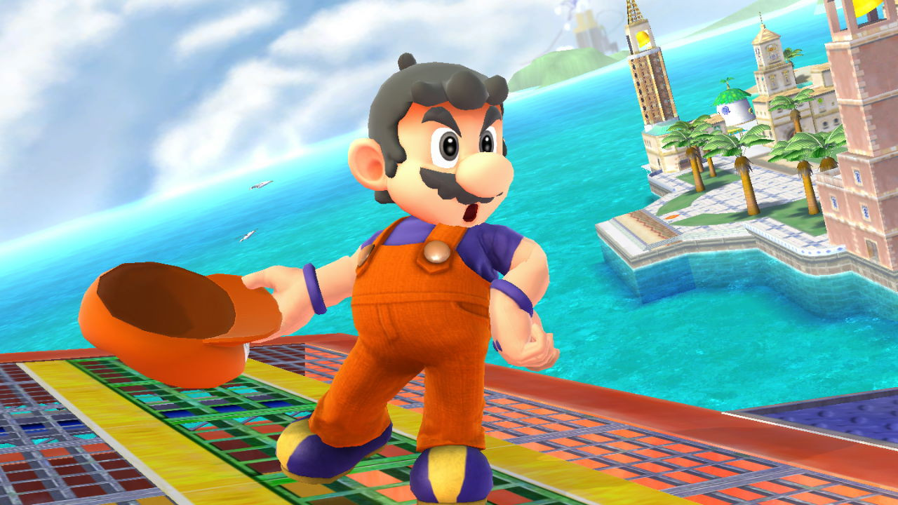 Saiyan Mario Pack (DBZ) [Super Smash Bros. (Wii U)] [Mods]