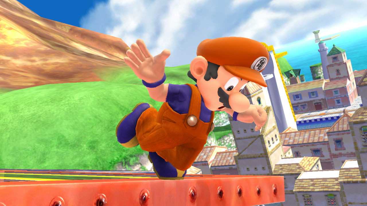 Saiyan Mario Pack (DBZ) [Super Smash Bros. (Wii U)] [Mods]