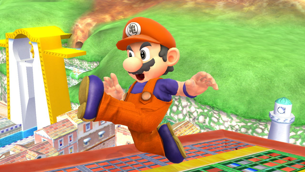 Saiyan Mario Pack (DBZ) [Super Smash Bros. (Wii U)] [Mods]