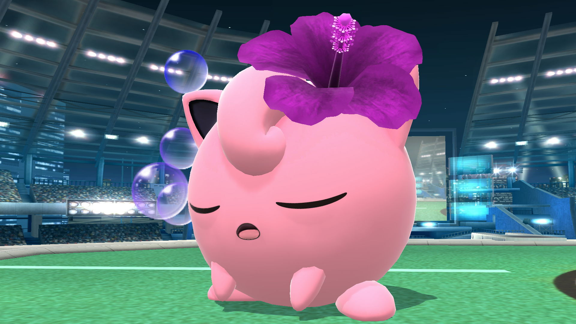 Purple Flower Jigglypuff [Super Smash Bros. (Wii U)] [Mods]