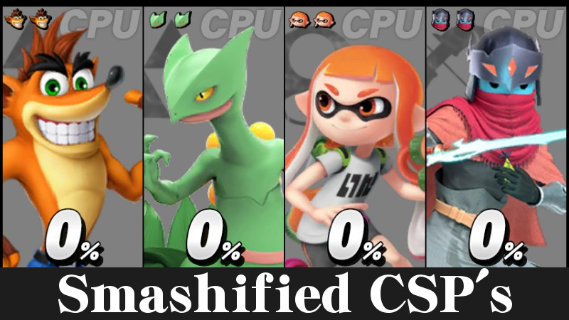 Smashified CSP's Mod for Super Smash Bros. (Wii U) | SSB4U Mods